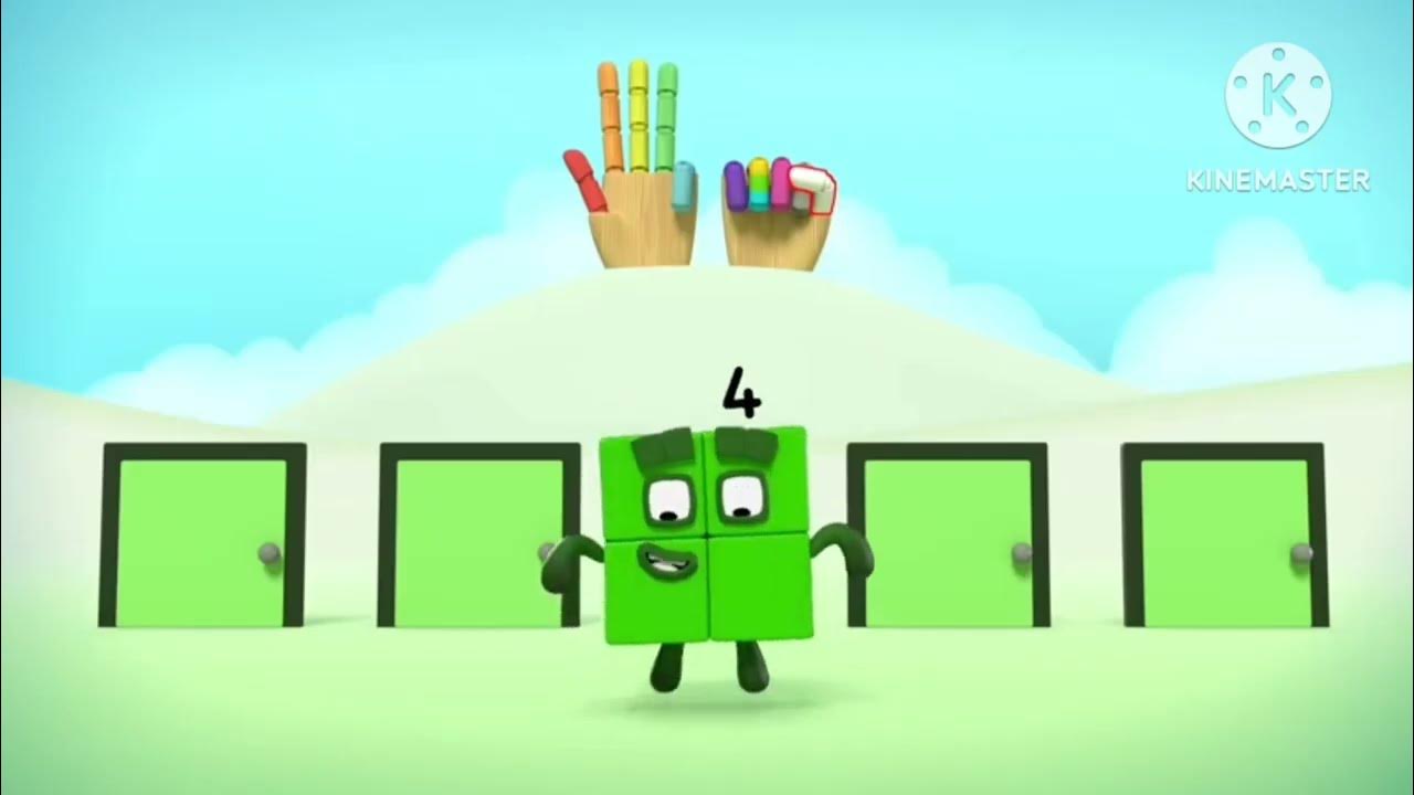 Numberblocks Three And Numberblobs Four Am Me Meeting - YouTube
