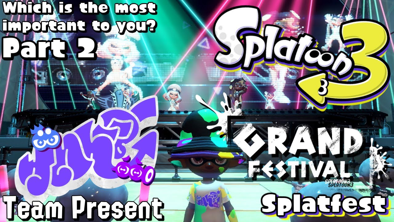 Giving you the Present | Splatoon 3 Grand Festival [Final Splatfest ...