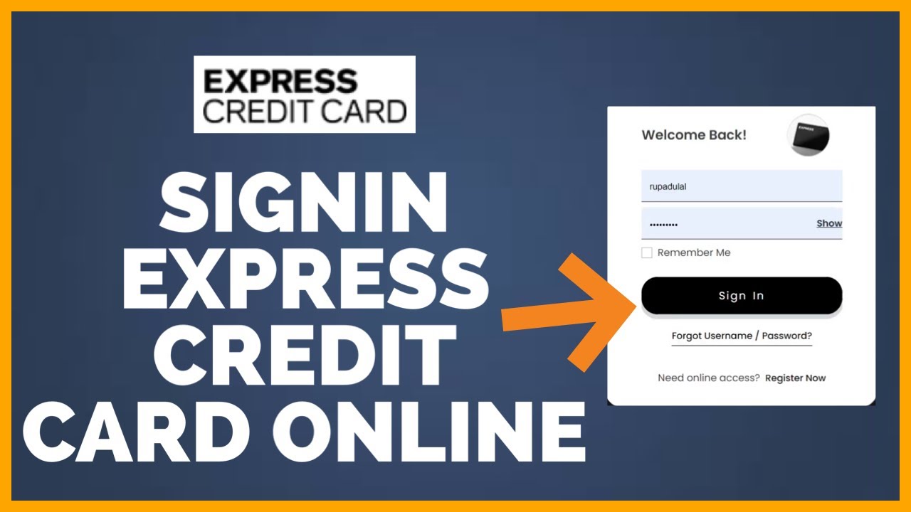 Express Credit Card Login: How To Sign In Express Credit Card Online ...