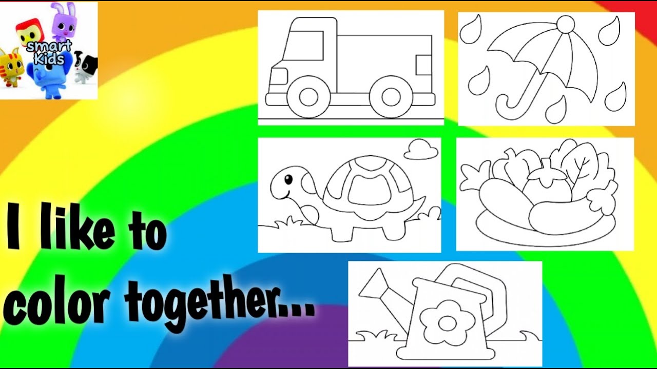 I like to color together-smartkids - YouTube