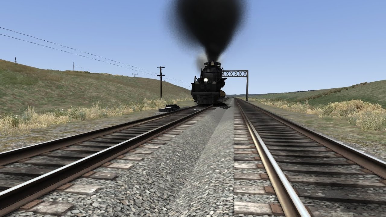 Train Simulator 2014 HD EXCLUSIVE: UP Big Boy 4014 Starts 27 Car Train ...
