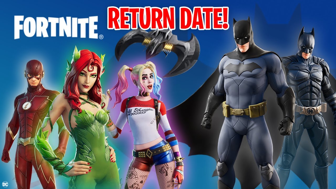 DC Skins Returning to Fortnite? Latest Leaks and Release Date! - YouTube