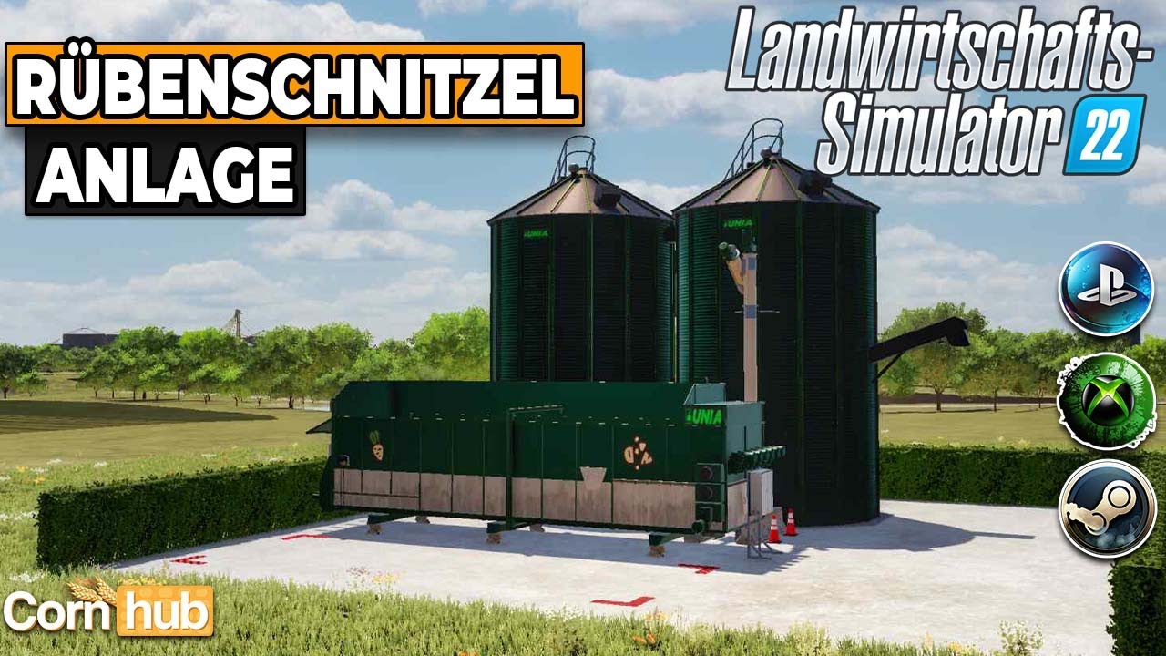 LS22 Mods - Rübenschnitzelanlage - LS22 Modvorstellung - YouTube