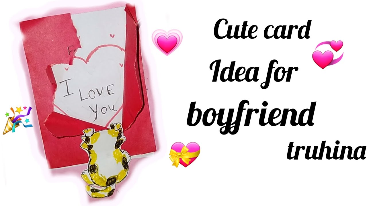 Cute card gift idea for boyfriend💖#diy #carfts #art #shorts #papercraft ...