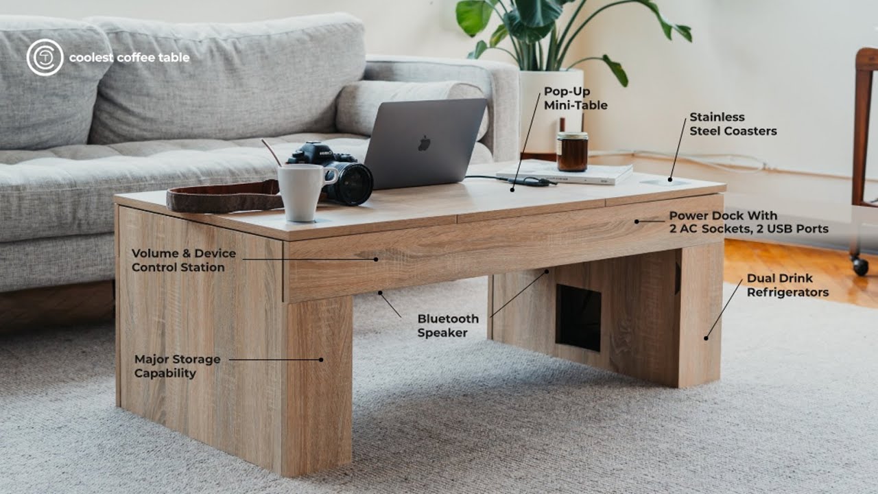 The Coolest Coffee Table - YouTube
