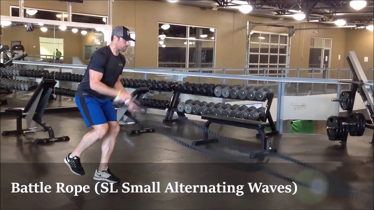Battle Rope (SL Small Alternating Waves) - YouTube