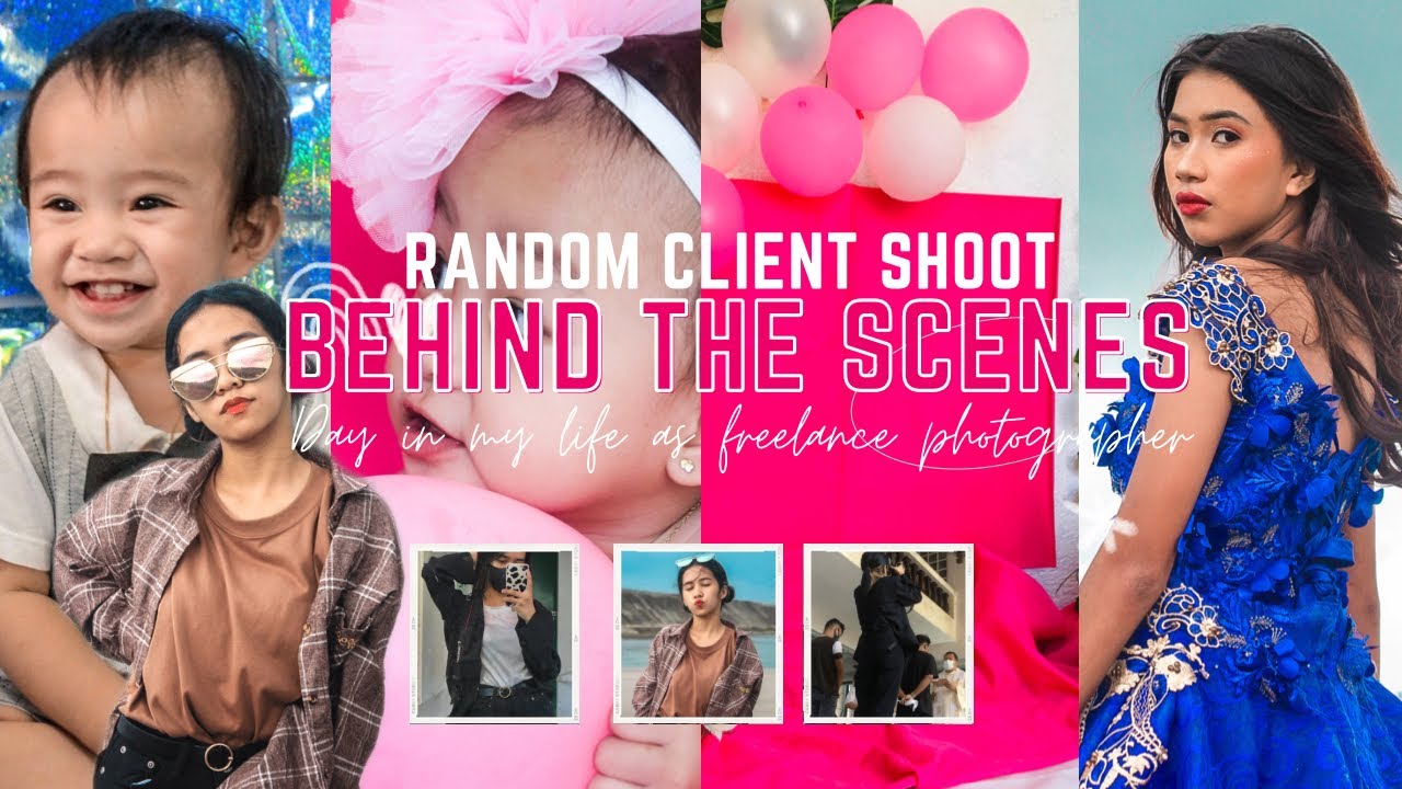 BEHIND THE SCENES RANDOM CLIENT SHOOT| Days in my life as a freelance ...