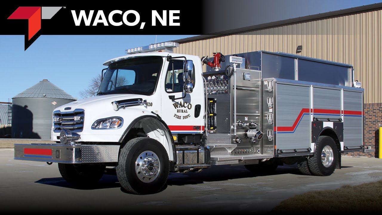 Waco Rural Fire Department Toyne Pumper Tanker/Tender Delivery Video ...
