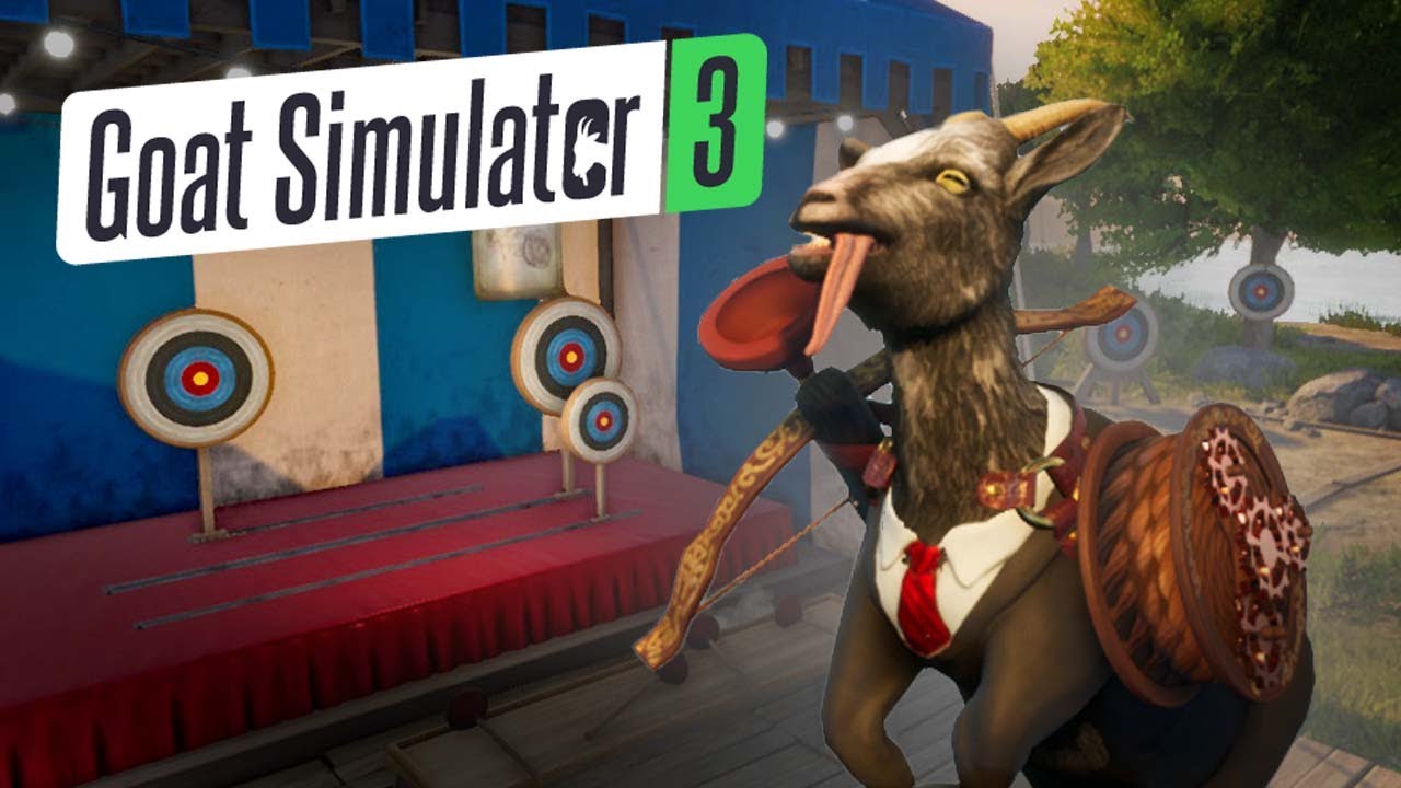 JUST HIT THE TARGET - Goat Simulator 3 - YouTube