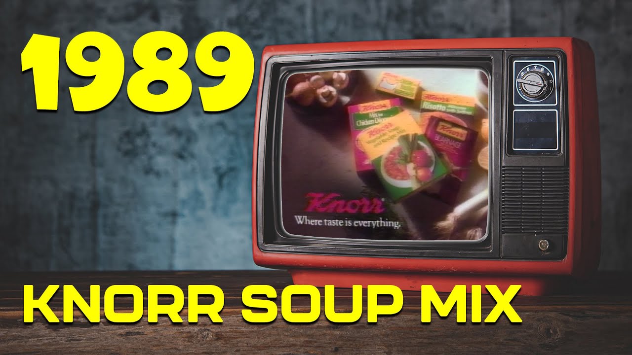 Knorr Soup Mix - First Family Reunion TV Commercial - Dec 1989 - YouTube