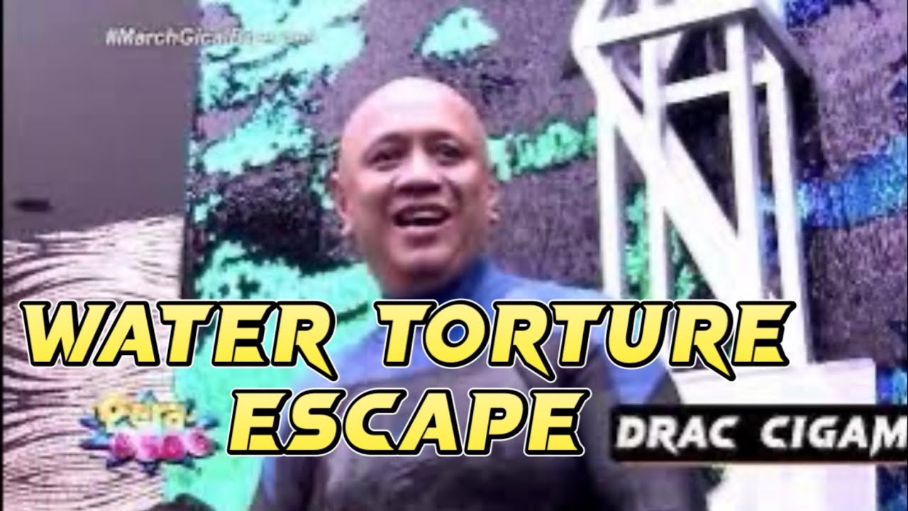 BLINDFOLD WATER TANK ESCAPE of Drac Cigam - YouTube