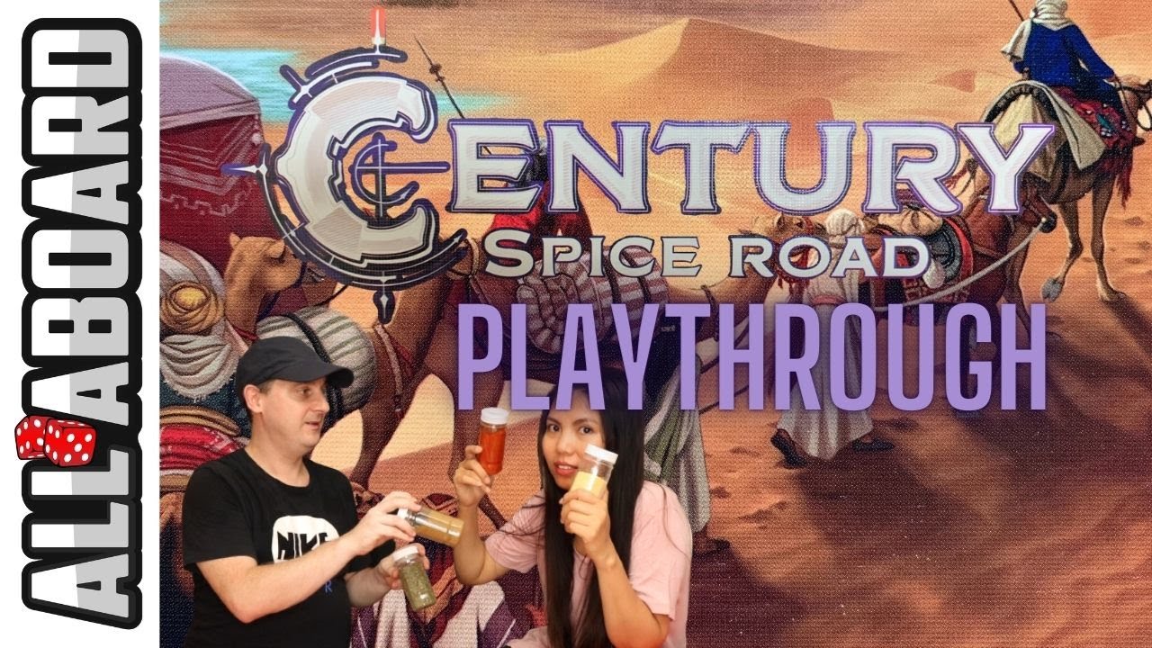 CENTURY: SPICE ROAD | Board Game | 2 Player Playthrough | Trading ...
