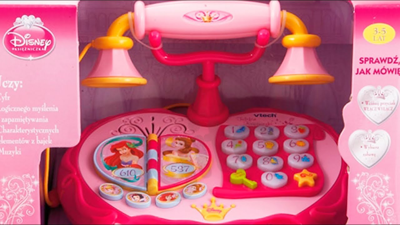 Princess Teach Telephone / Telefon Księżniczki - Disney - Trefl - VTech ...