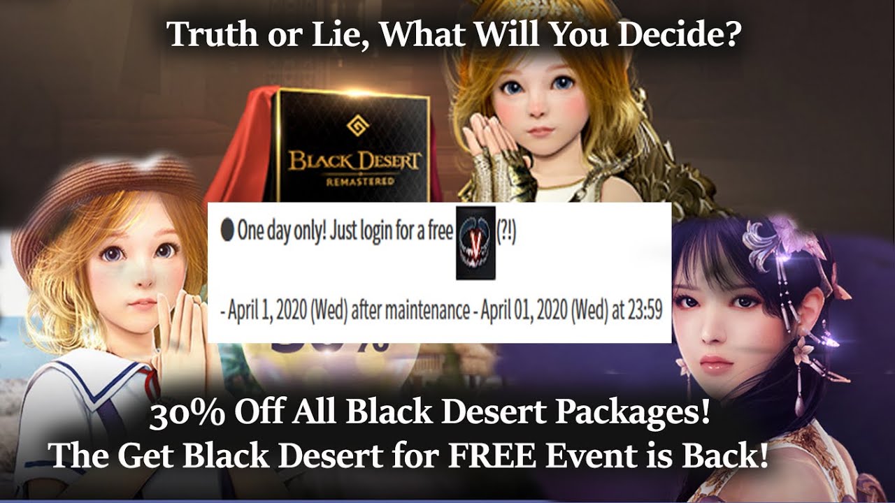 [PC] Black Desert Online (BDO) - Event 1 April 2020 ,PEN: OGRE NECKLACE ...