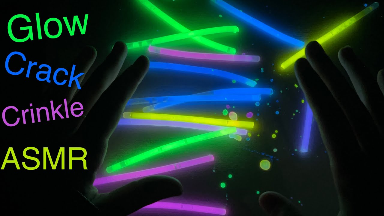 Glow Stick ASMR | Cracking, Crinkling & Visual Triggers With Minimal ...