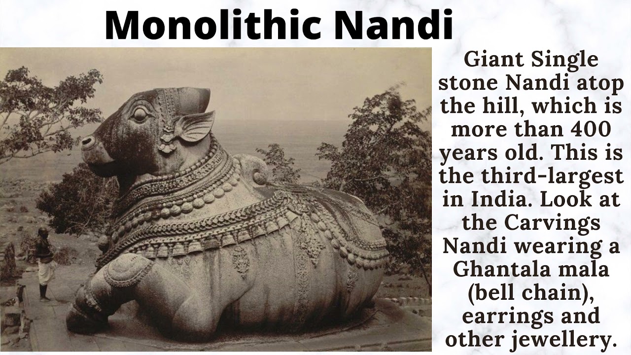 Monolithic Nandi Part 1 || Indian Architecture || Chamundeshwari Hills ...