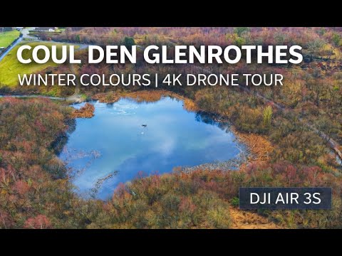 COUL DEN GLENROTHES AIR3S 1ST FEB 4K DRONE TOUR WINTER COLOURS - YouTube