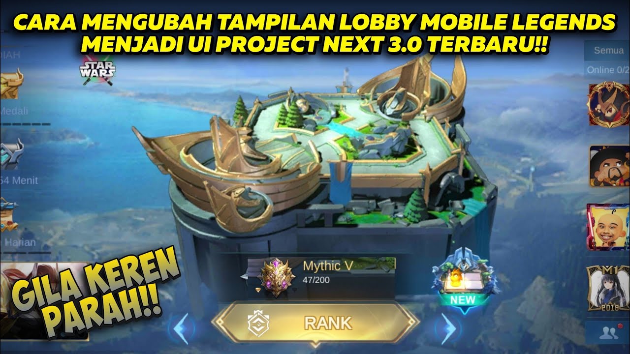 Cara Merubah Tampilan Lobby di Mobile Legends!! Background Project Next ...
