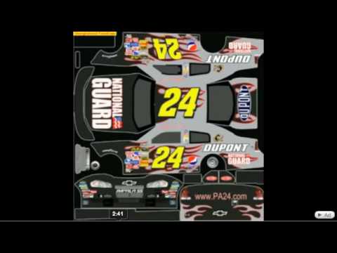 Nascar 09 Templates 4 - YouTube