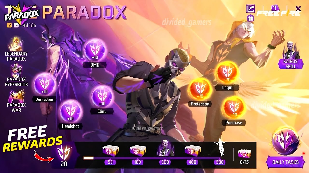 Paradox Event Interface Free Fire l Paradox Event Free Fire l Free Fire ...