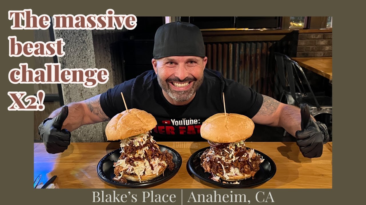 MASSIVE BEAST CHALLENGE DOUBLED AT BLAKE'S PLACE IN ANAHEIM CA! ONLY 20 MINS! RECORD TIME FOR ...