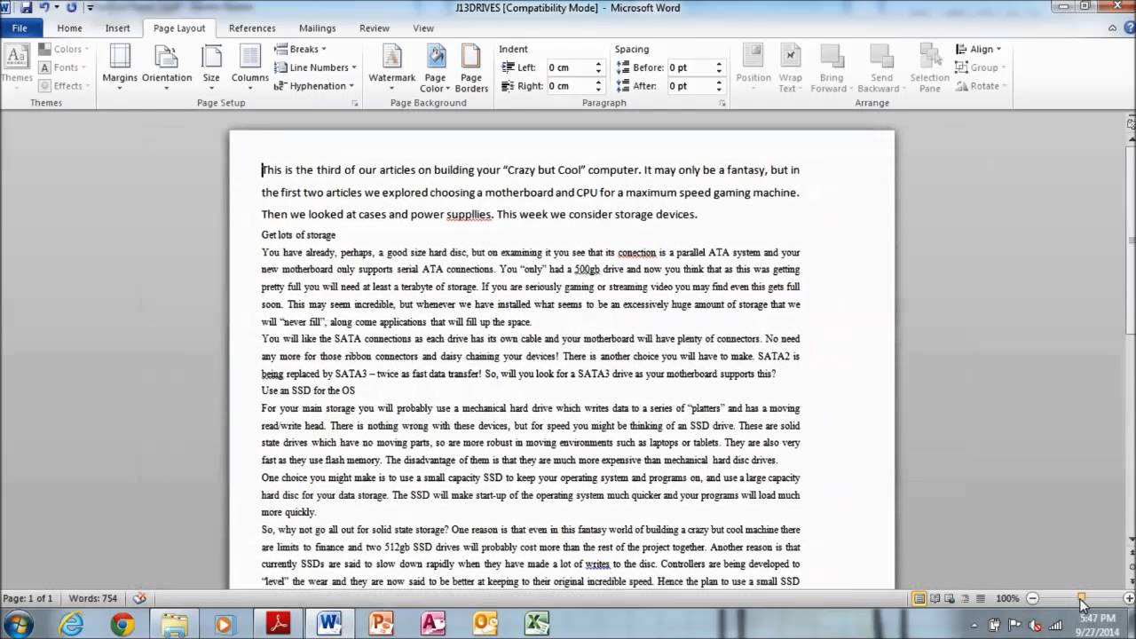 IGCSE ICT | MS Word | Paper 2 | 2013 | May/June - YouTube