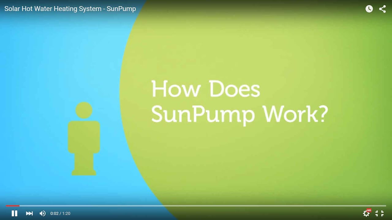 Solar Hot Water Heating System - SunPump - YouTube