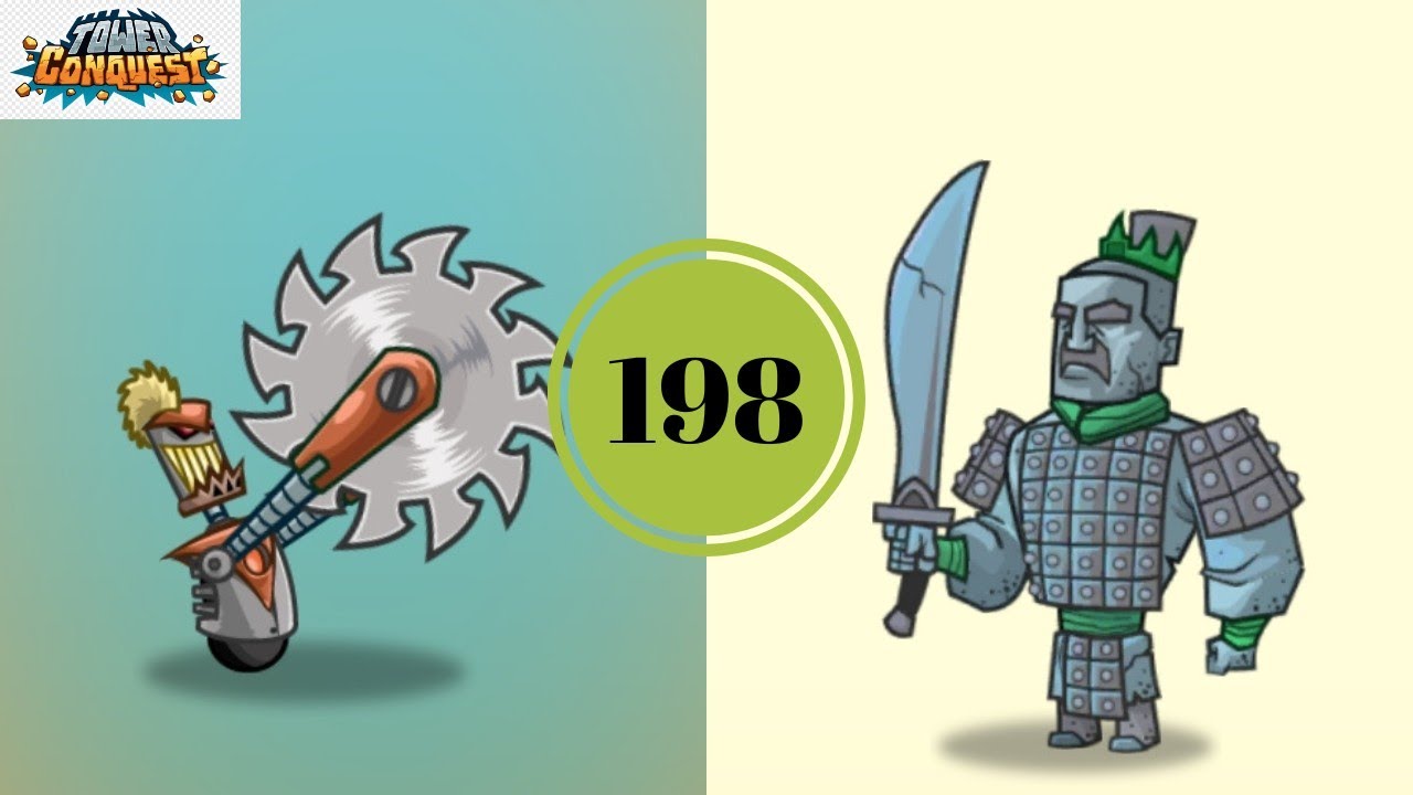 Tower defens/Tower Conquest:gameplay walkthrough best team (ios ...