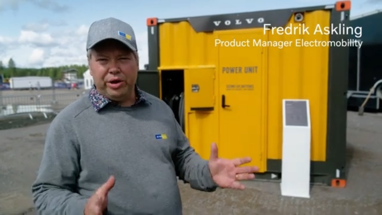 Volvo power unit PU500 brings power to construction sites with weak or ...