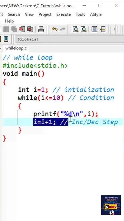 While Loop in C Language | C Language Tutorial | Hindi - YouTube