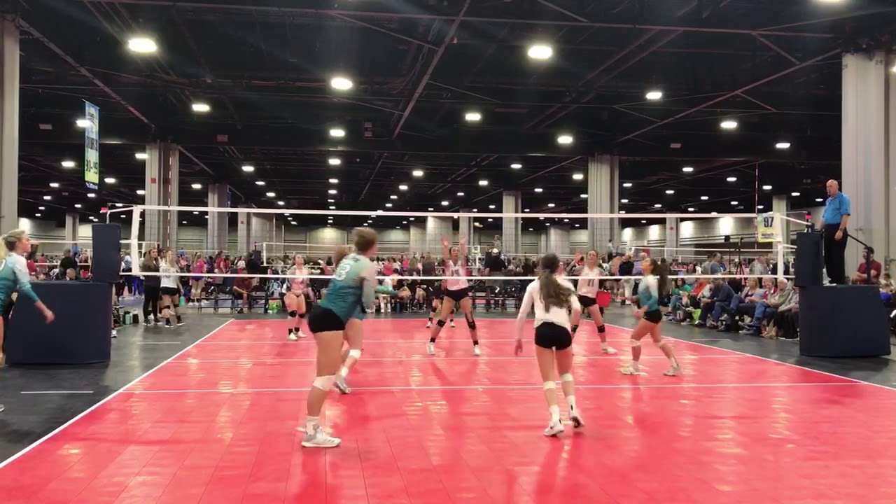 Grace Kiser #13 OH 2021, St Pete Volleyball U16 Teal - YouTube