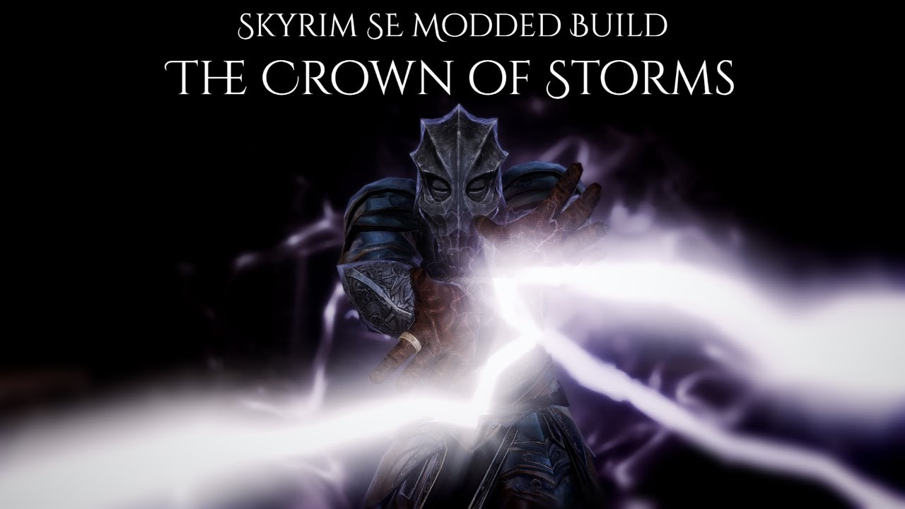 Skyrim SE Build | The Crown of Storms | Hybrid Build - YouTube