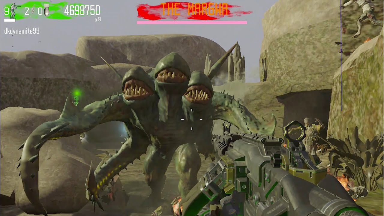 Dead Ops Arcade 2 Round 63 Margwa Boss Fight | Black Ops 3 Zombies Full ...