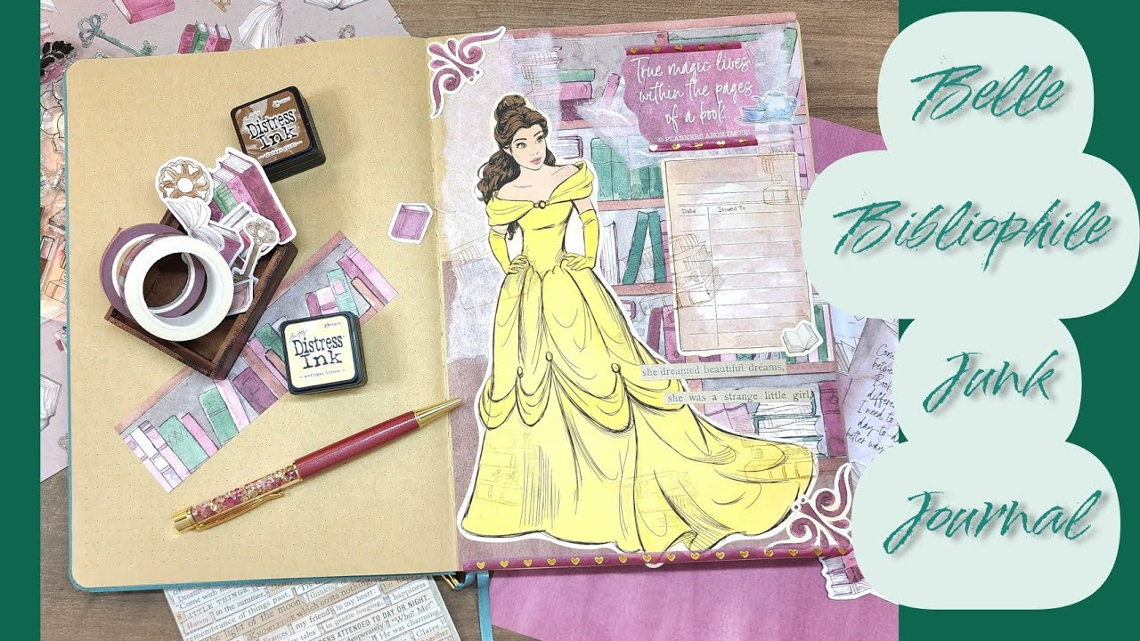 Belle Bibliophile Junk Journal Sesh - YouTube