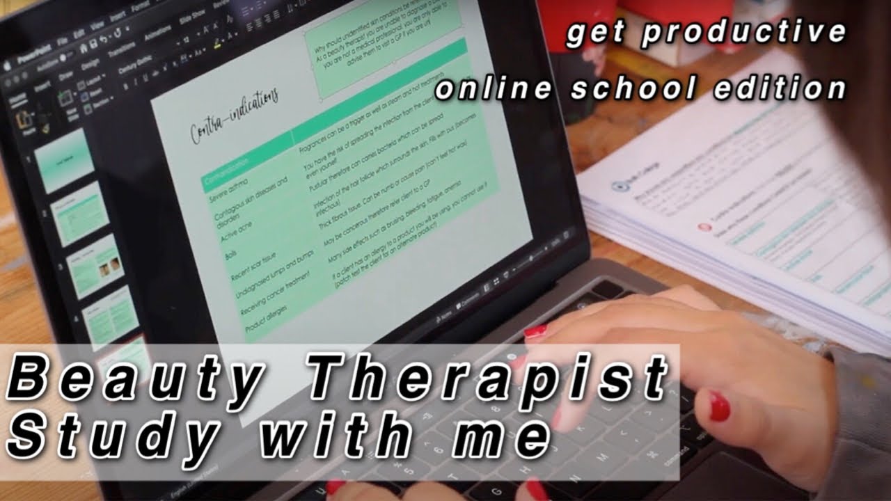 Beauty Therapist Study w/ me | Debbie Artistry - YouTube