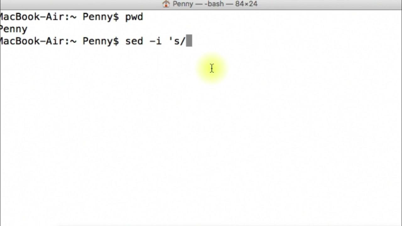 Faster alternative to Excel replace function using sed - YouTube