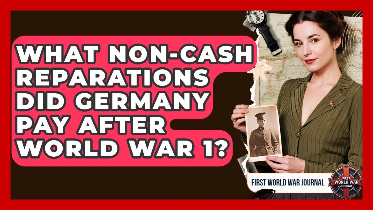 What Non-cash Reparations Did Germany Pay After World War 1? - First ...