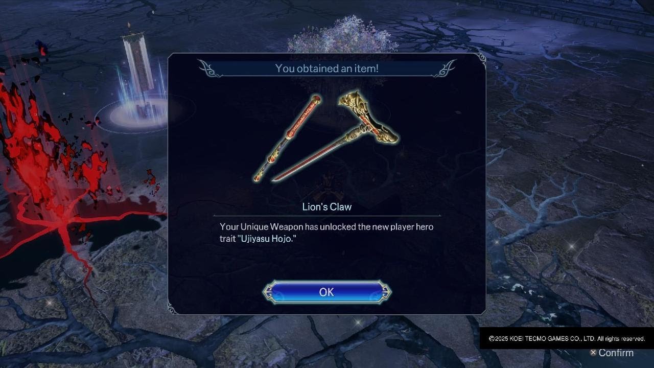 WARRIORS: Abyss_ Unique Weapon for Ujiyasu Hojo - YouTube