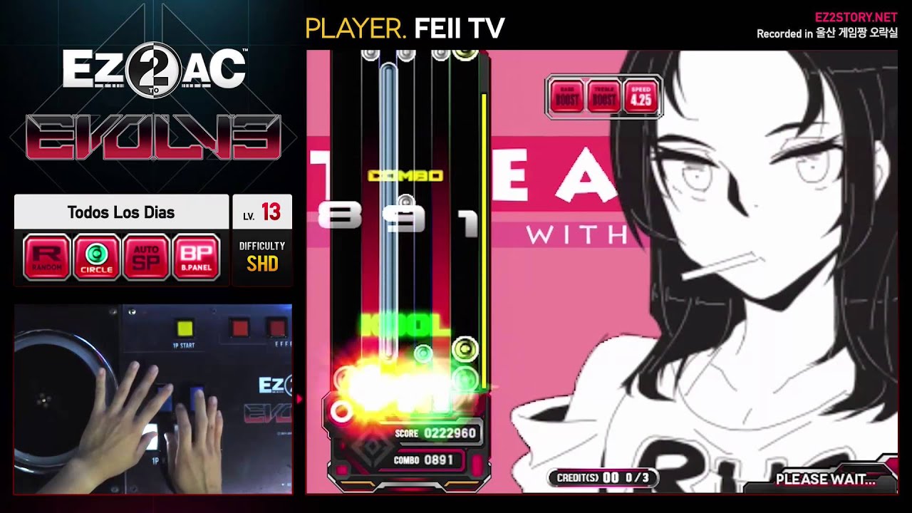 [EZ2AC : EV] 5K - (13) Todos Los Dias [SHD] (Ver 2.02b) - YouTube