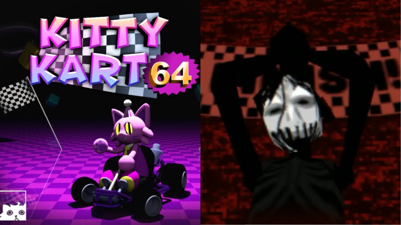 A totally normal racing game Kitty Kart 64 - YouTube