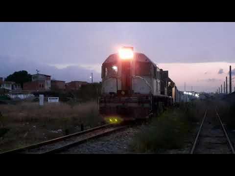 Trem da FTL partindo de BAR para BMU. Locomotiva GE U10B 2211 e 2231 FTL. - YouTube