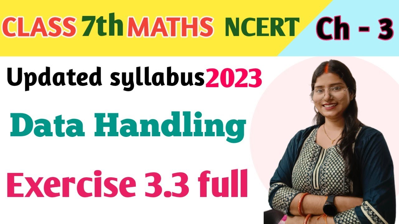 Exercise 3.3 - Data Handling - Chapter 3 - Class 7th maths - NCERT ...