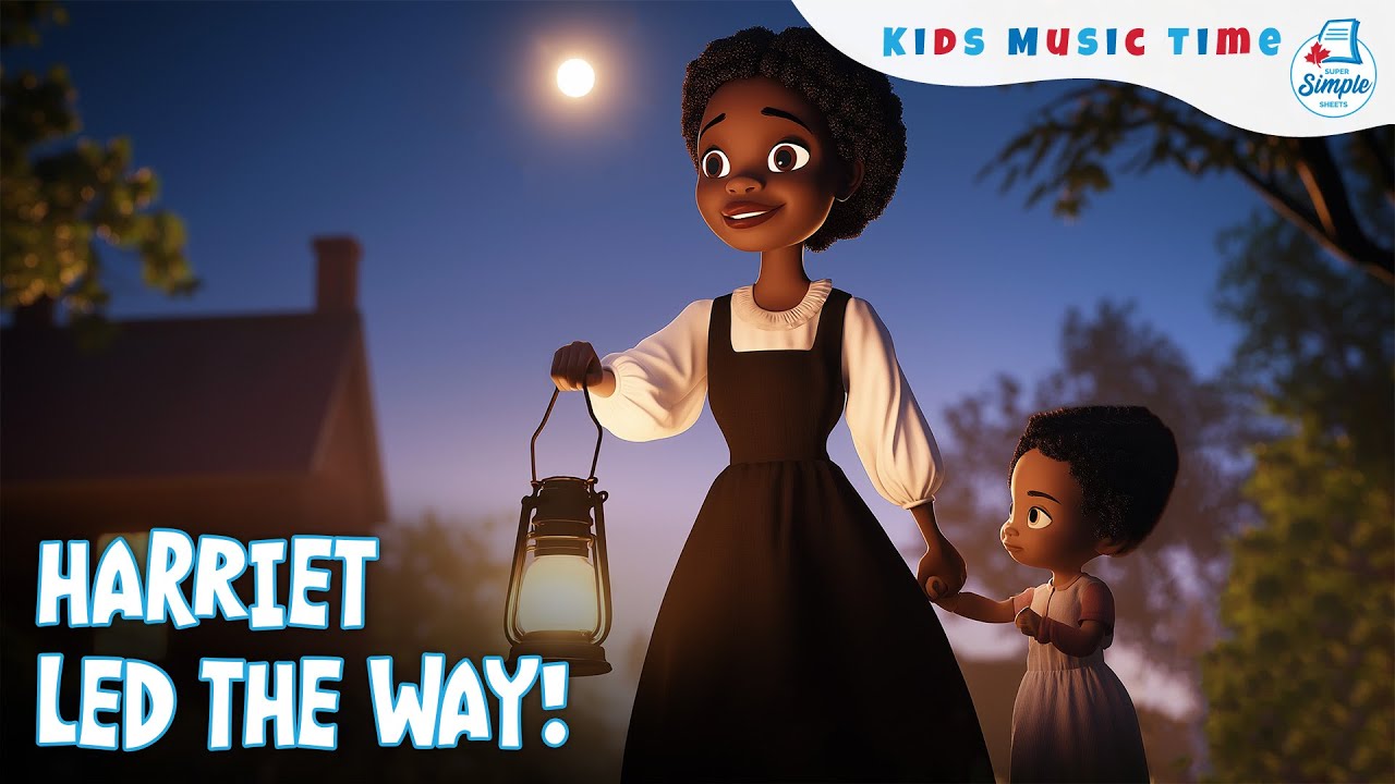 Harriet Tubman’s Brave Journey | Kids Song About the Underground ...