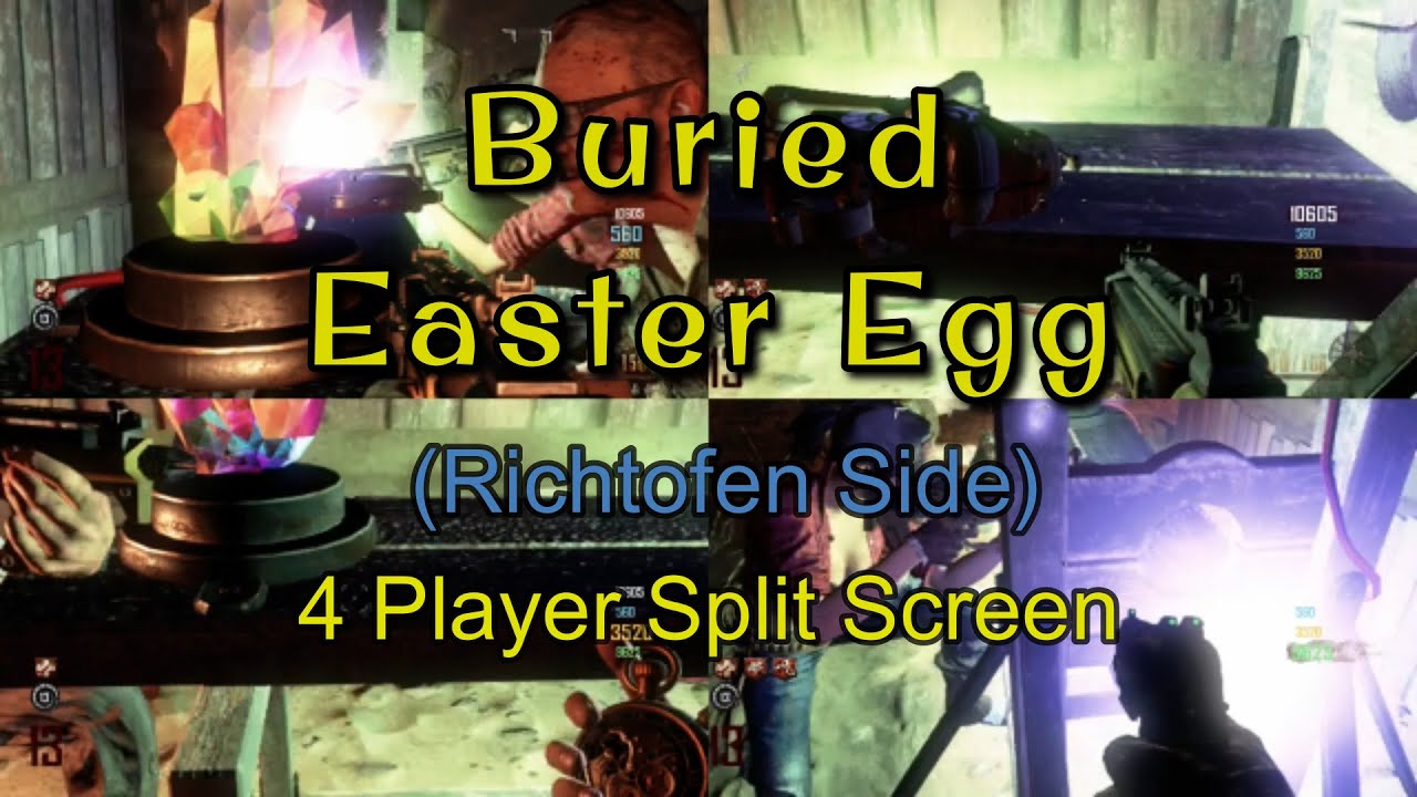Black Ops 2 Zombies - Completing Buried Richtofen Easter Egg in 4 ...