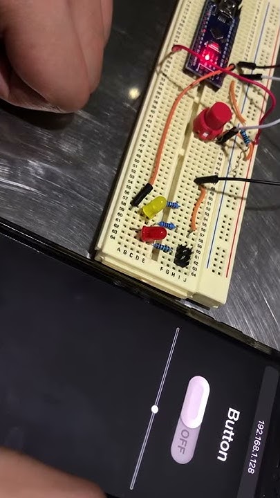 LED brightness control with JS, socket.io, Raspberry Pi, and Arduino - YouTube