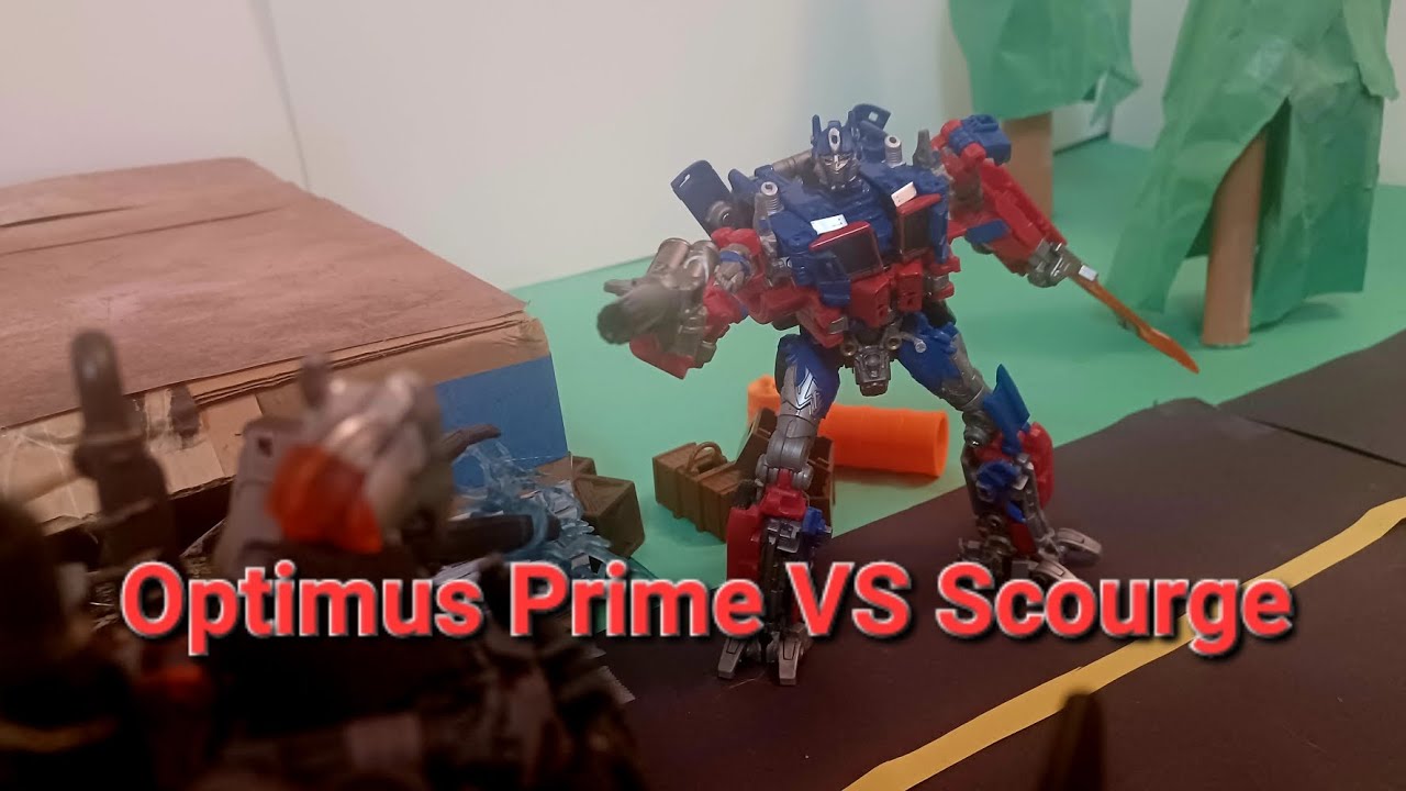 Optimus Prime VS Scourge - YouTube