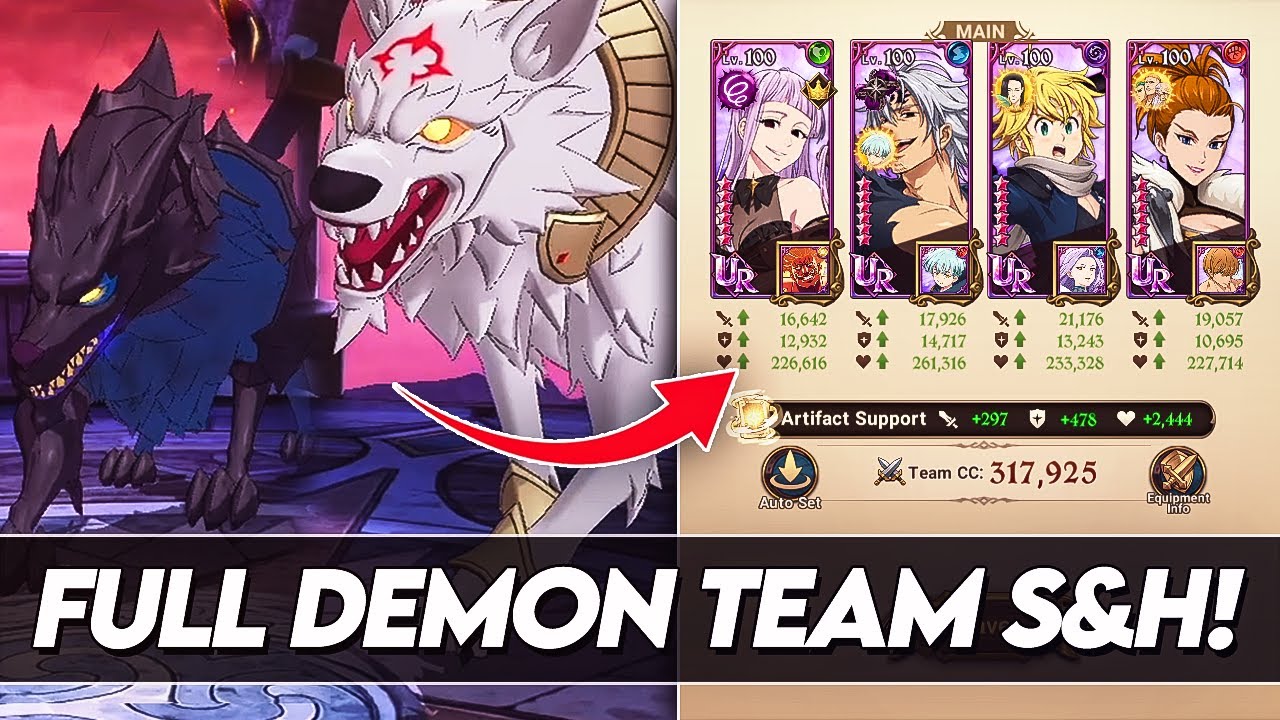 FULL *DEMON* TEAM IS SUPER FUN ON SKOLL & HATI! (Demonic Beast Showcase ...
