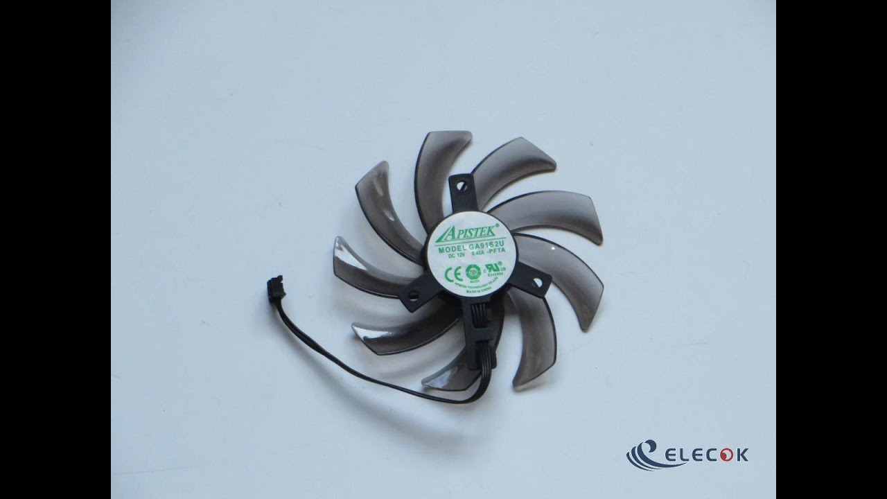 / Rotek GA91S2U PFTA DC 12V 0.40A D86xC40 W80x4x4 dark 4-Wire - YouTube