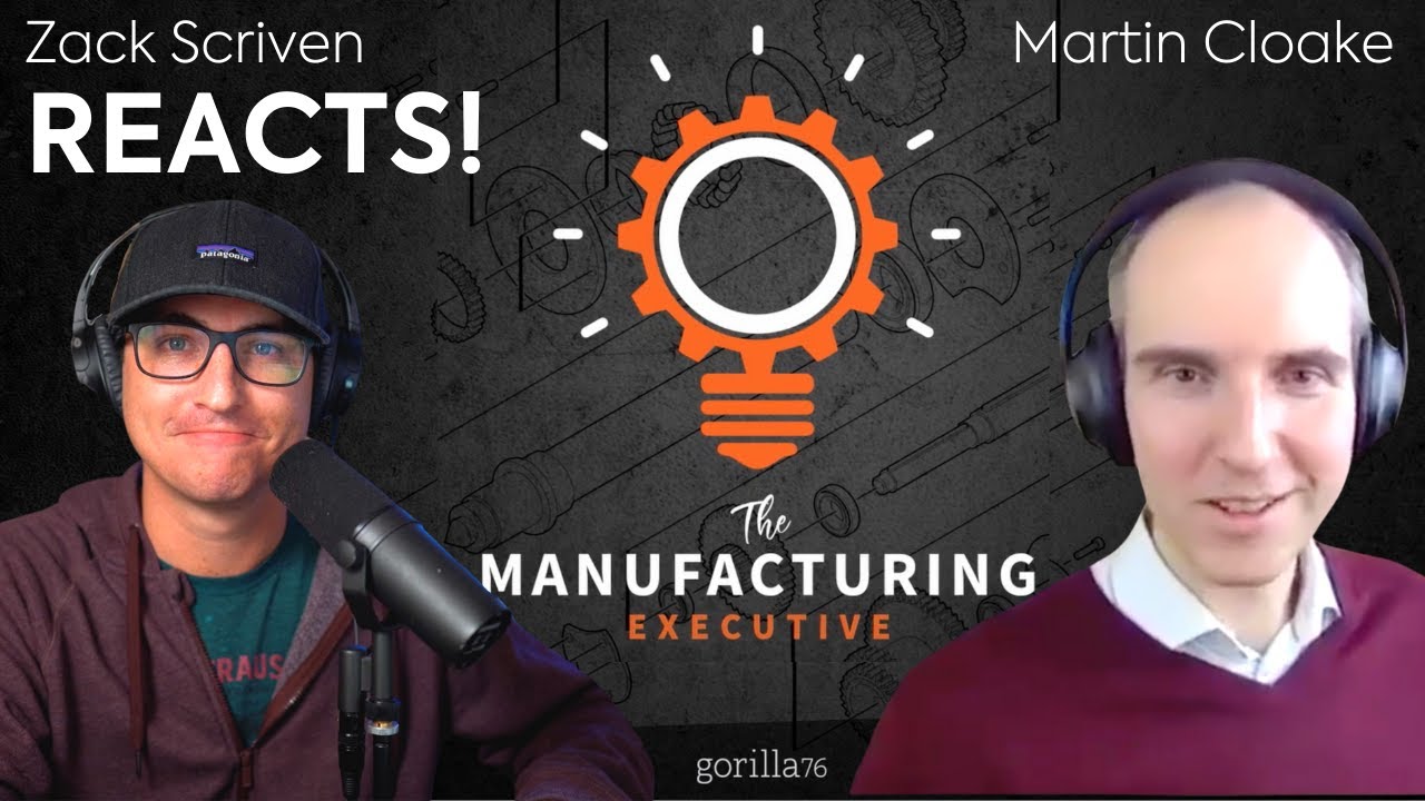 The Manufacturing Executive Podcast w/ Martin Cloake [4.0 Solutions ...