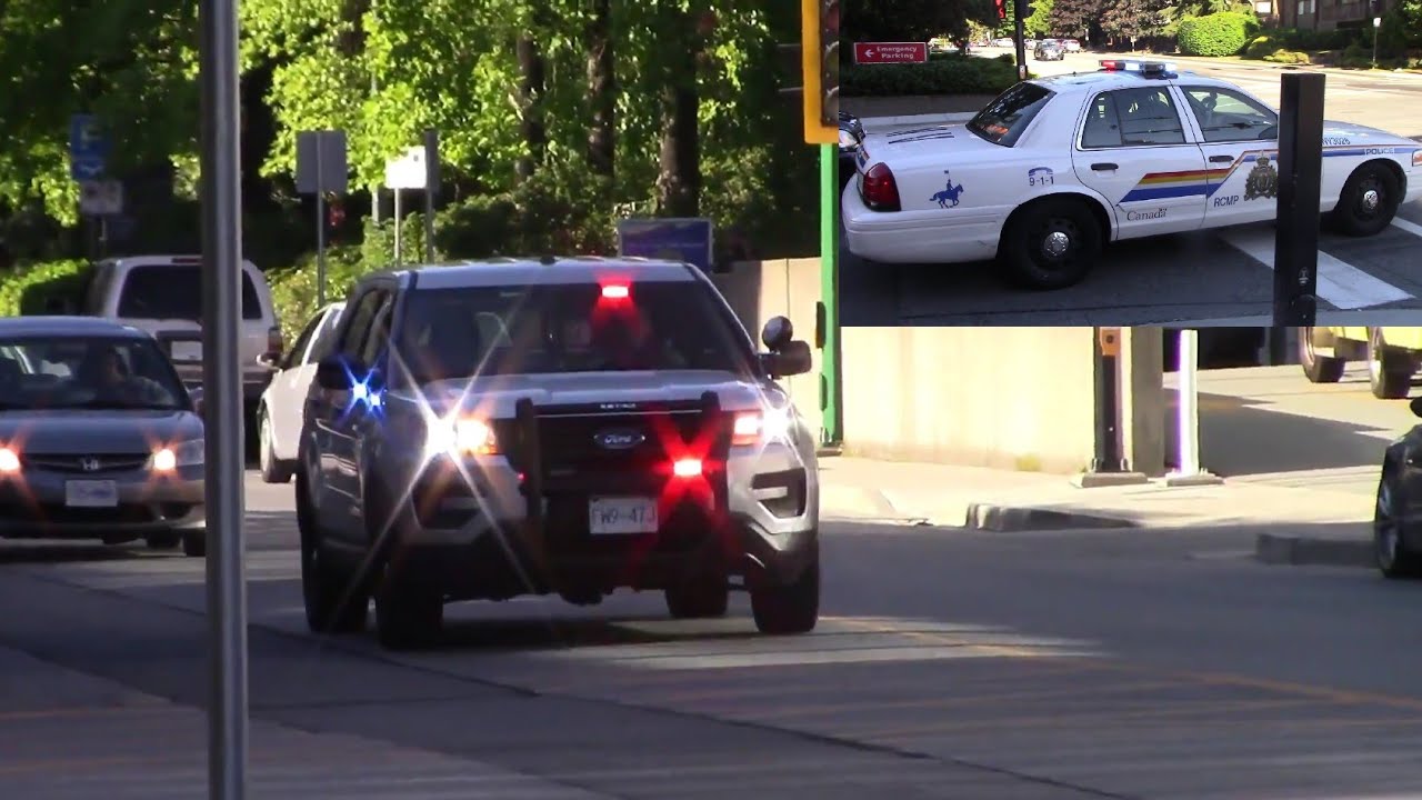 [BRAND NEW UNIT] 5 North Vancouver RCMP Units Responding - YouTube